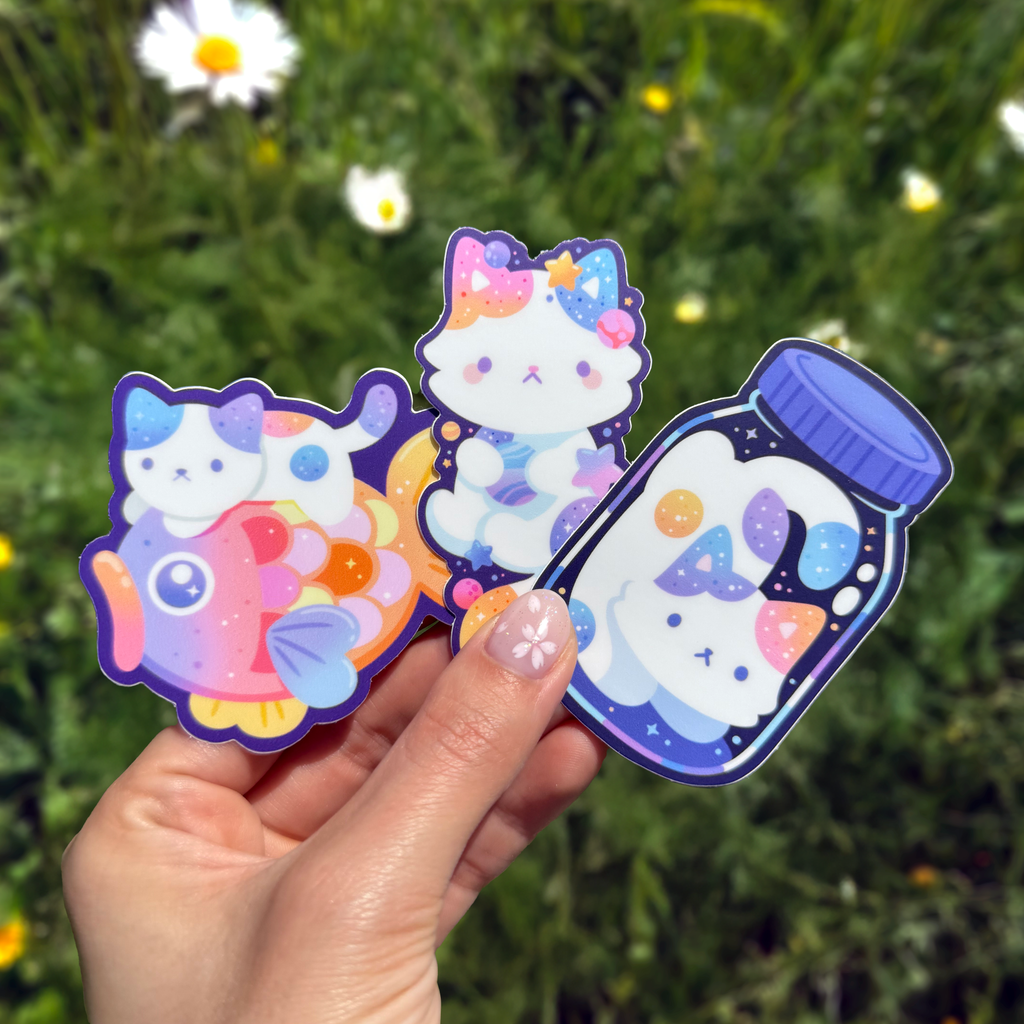 Pretty Kitties Sticker Pack – kamiaristudio
