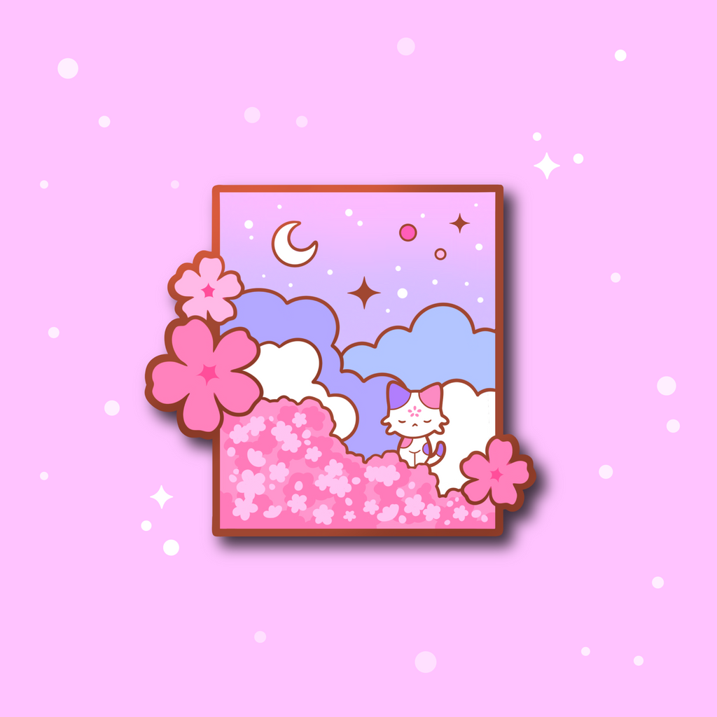 Cherry Scene Enamel Pin – kamiaristudio