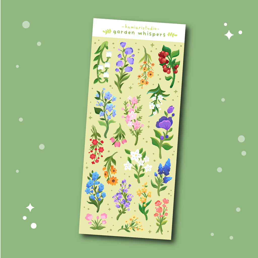 Garden Whispers Sticker Sheet – kamiaristudio
